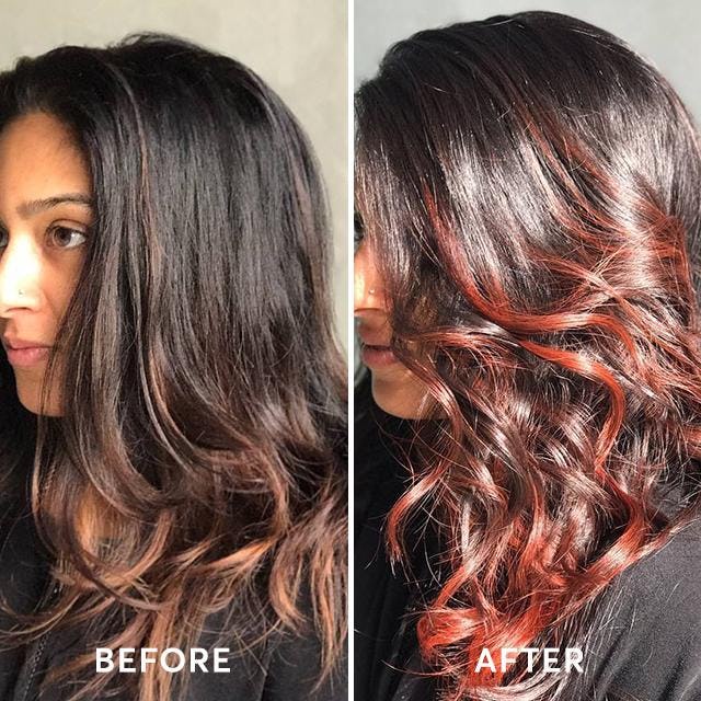 Hair Gloss for Red or Brunette Hair | Semi Permanent | Refreshes Color